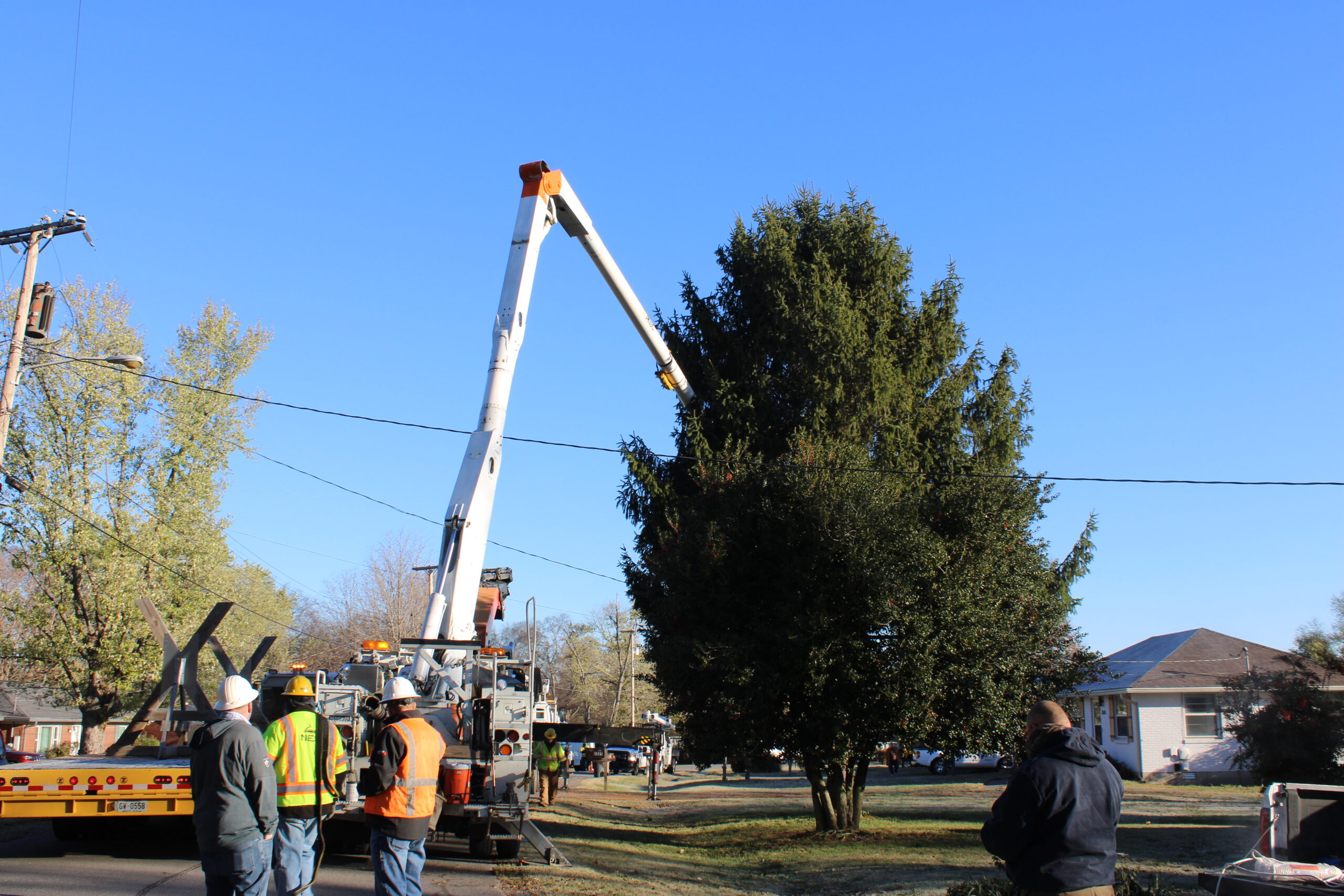 NES Delivers Metro Christmas Tree to Downtown Nashville’s Public Square ...