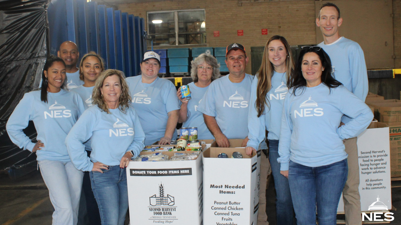 NES employees donate over 3,300 food items to Second Harvest on ...